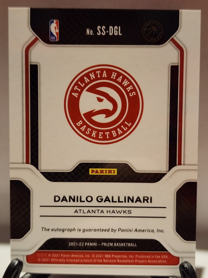 2021-22 Prizm Danilo Gallinari Sensational Signatures Auto #SS-DGL ...