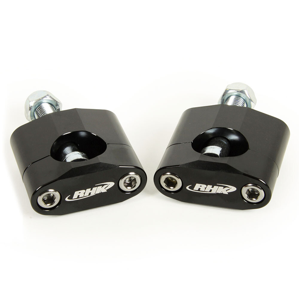RHK Black 35mm high Fat 1 1/8" Handlebar Risers/Mounts Fit YZ125X 2018 ...