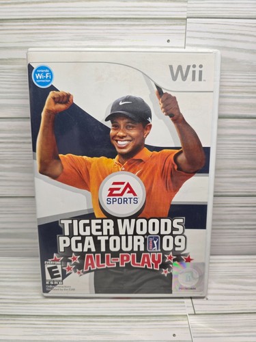 Nintendo Wii EA Sports Tiger Woods PGA Tour 2009 All Play Game Complete ...
