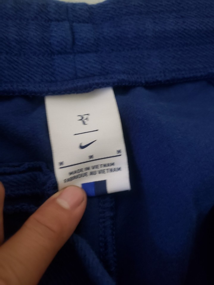 Nike Nikelab RF Roger Federer Jogger Pants Size Medium Blue | eBay