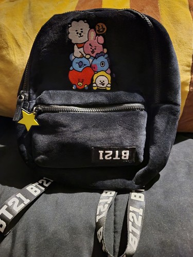 BTS BT21 Velvet Mini Backpack | eBay