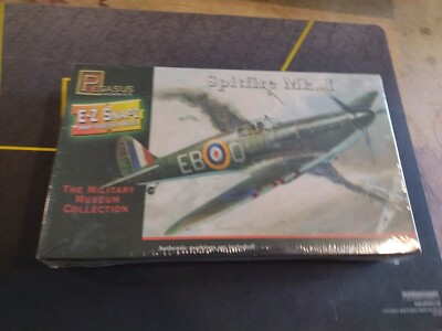 Pegasus 8410 WWII British Spitfire Mk.I 1/48 Scale Snap-Together Model ...