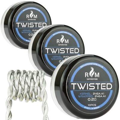 Prebuilt Vape Coils 30pcs For RDA RTA Tanks Clapton, Alien, Twisted ...