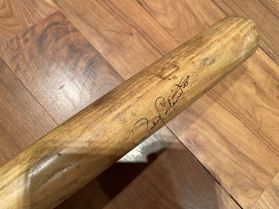 1965-68 ROCKY COLAVITO CLEVELAND INDIANS GAME USED BAT GREAT USE PSA 9. ...