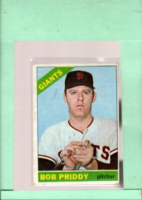 1966 Topps #572 Bob Priddy VG Very Good Giants ID:49617 | eBay