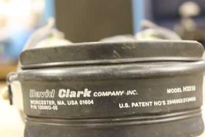 David Clark Aviation headset H3310 12506G-05 | eBay