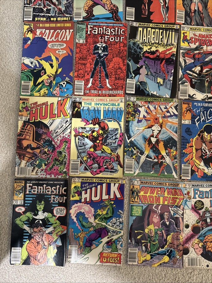 Lot of 70 Marvel DC Keys Bronze Age X-men Spider-Man Hulk Iron Man ...