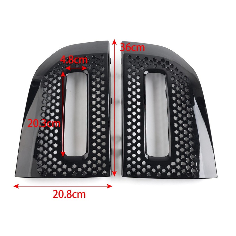 Fog Lights Grill Lamp Frame Bezel Cover For Land Rover Defender 90 110 ...