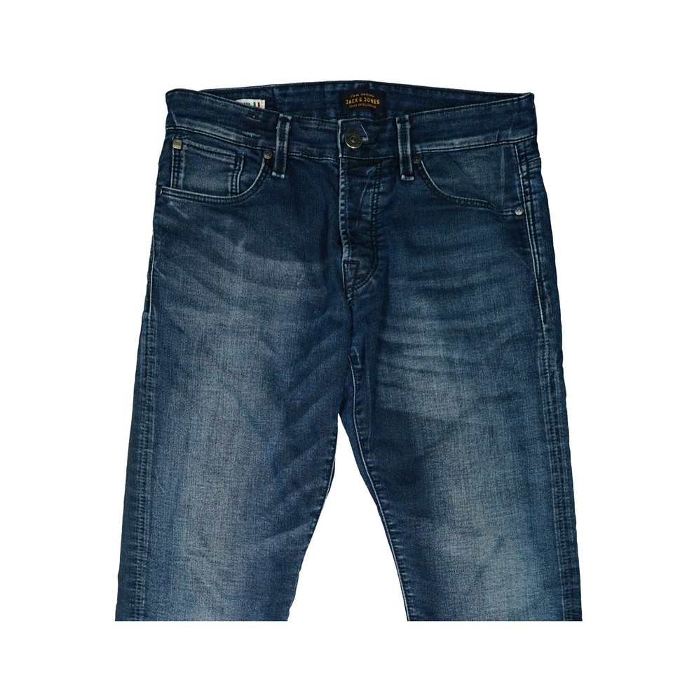 JACK & JONES Glenn Men's Jeans Slim Fit Trousers Stretch Skinny Size 46 ...