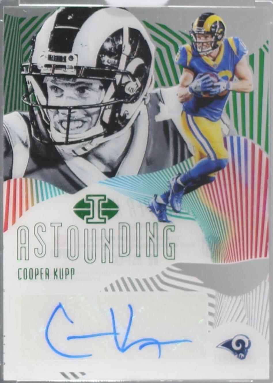 2019 Panini Illusions - Astounding Cooper Kupp #AST-CK Autographs Green ...