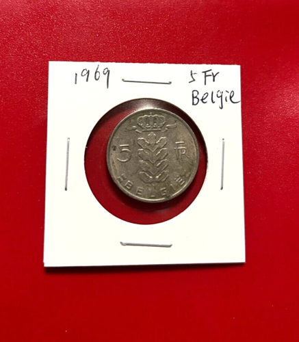 1969 5 FR BELGIE COIN - NICE WORLD COIN !!! | eBay