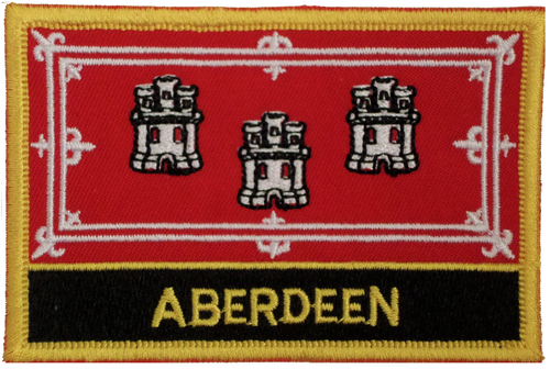 Aberdeen Scotland Embroidered Patch - Sew or Iron on | eBay UK