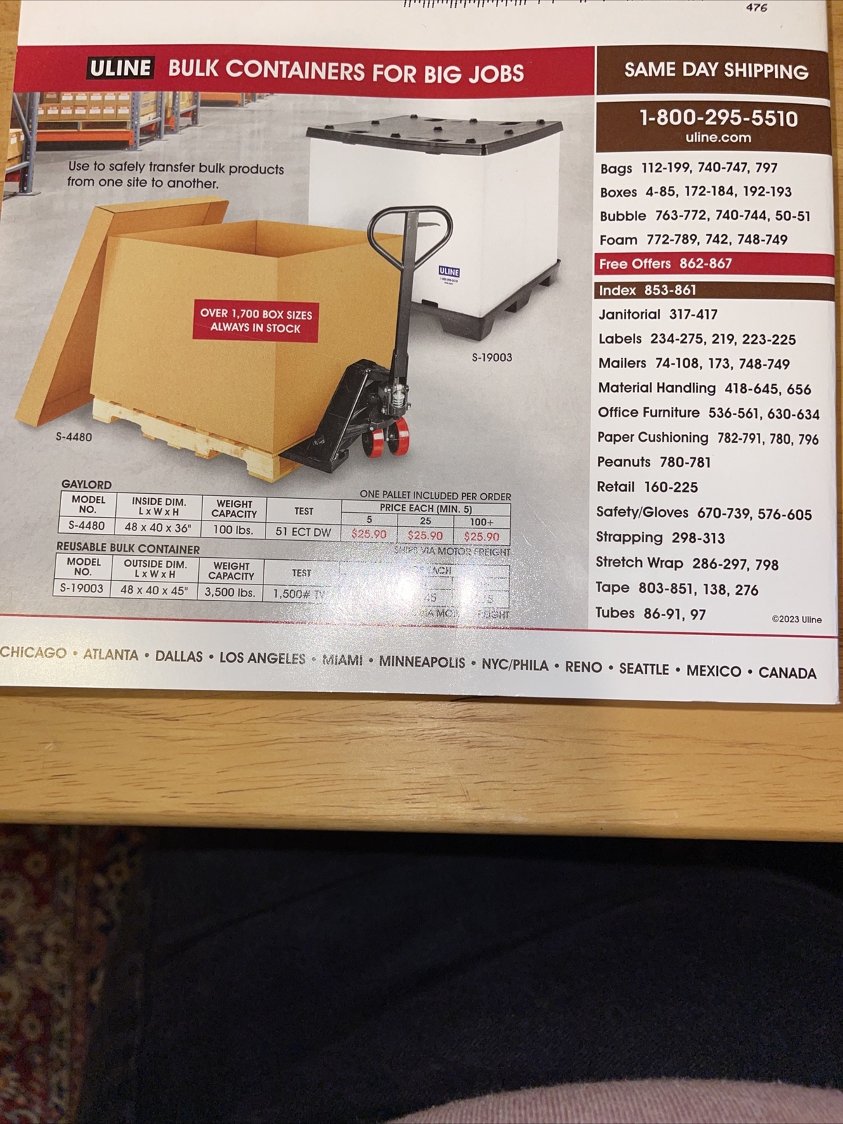 ULINE Shipping Supply Specialists. Spring/Summer 2023 Catalog | eBay