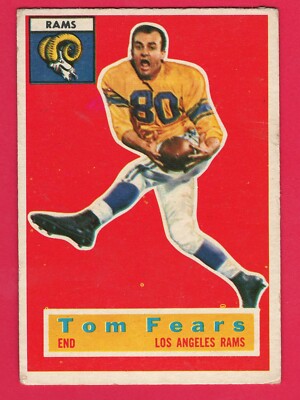 1956 Topps - #42 - Tom Fears - Los Angeles Rams - VG/EX - F0444 | eBay