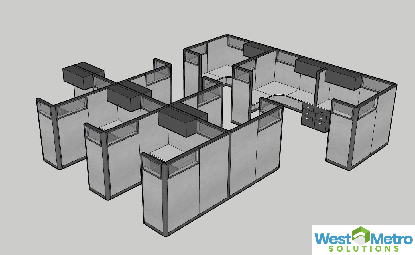 Herman Miller AO2 3x5, 5x5, 6x6, 6x7, 6x8, 7x7, 8x8, 8x9, 8x10 Office ...