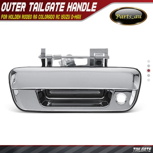Chrome Tailgate Handle W/ Keyhole for Holden Rodeo RA Colorado RC Isuzu ...