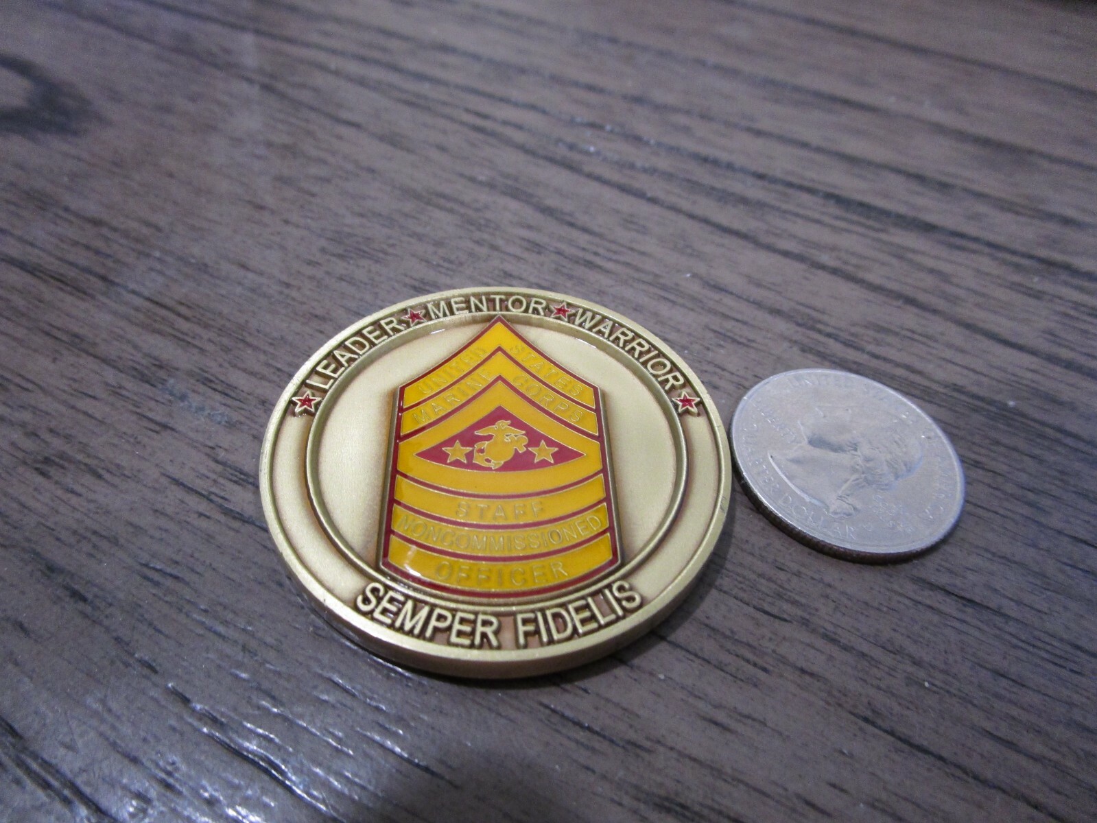 USMC Staff Noncommissioned Officer Challenge Coin #375M | eBay