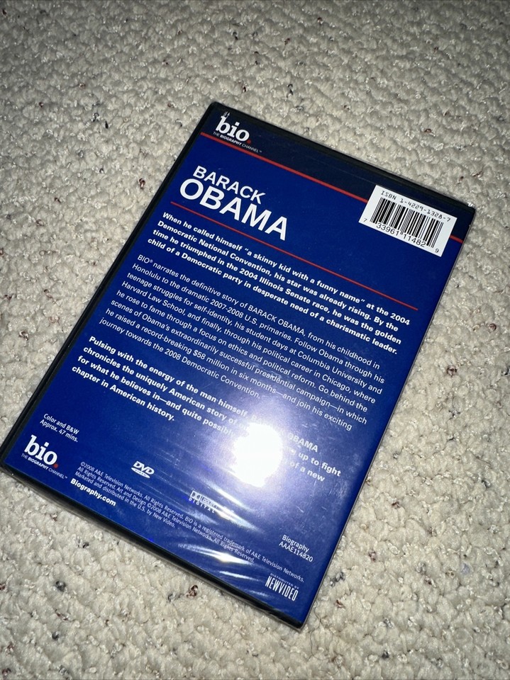 Biography - Barack Obama (DVD, 2008, Election Update Edition ...