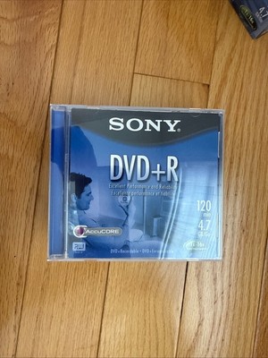 Lot 6 Sony DVD+R Recordable Blank Disc 4.7GB 120min New Open Box EUC | eBay
