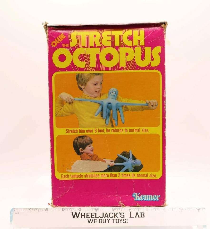 Stretch Octopus Ollie ORIGINAL Syrup Stretch Armstrong 1979 Kenner ...
