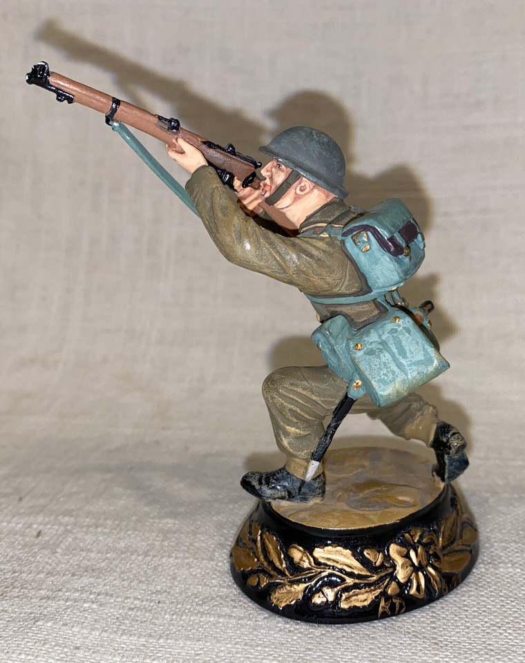 Rare Charles Stadden Pewter Figurines Painted Private Dunkirk&Gurkha ...
