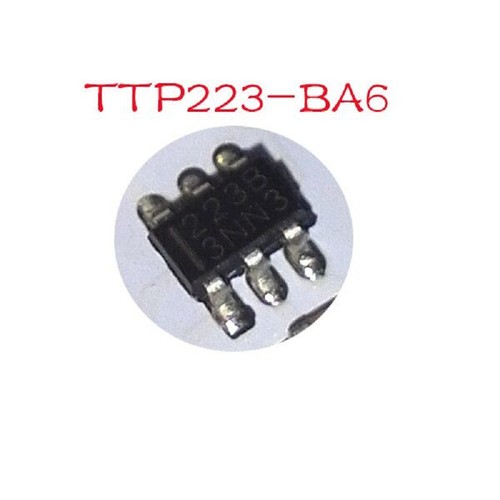 10pcs SOT23-6 SMD ORIGINAL NEW TOUCH PAD DETECTOR IC TTP223-BA6 (Mark ...