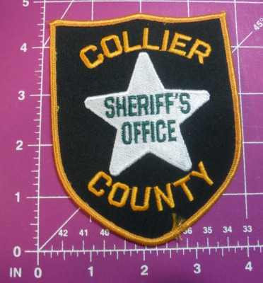 Collier County Sheriff's Office Florida patch | eBay