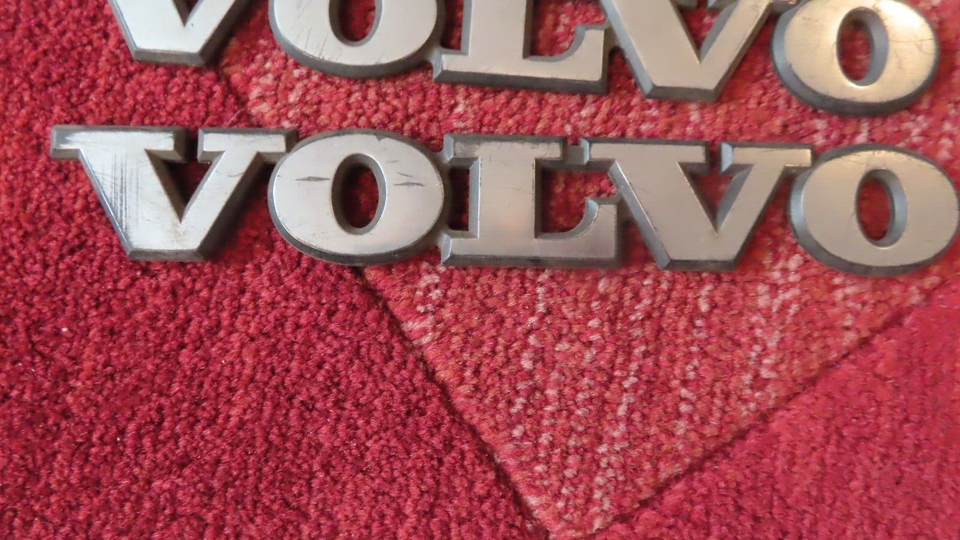Volvo 240 Trunk Emblem Plastic 7 1/2 inches long LOT OF 10 | eBay
