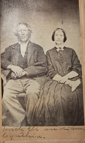 1860's Uncle Eli & Aunt Cynthia - Civil War period | eBay