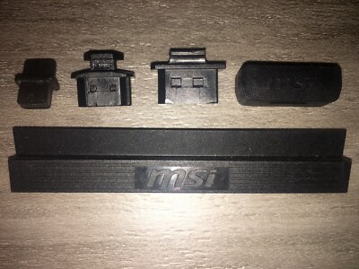 5x Protector Caps / Covers HDMI DVI mini DisplayPort PCI-e GPU Ports ...