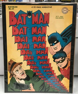 BATMAN #31 VINTAGE DC COMICS SERIES 11" X 14" POSTER PRINT NEW SEALED | eBay