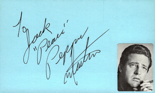 Pepper Martin Signed Auto 3x5 Index Card Superman 2 | eBay