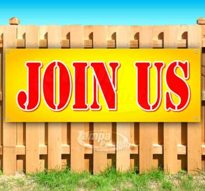 JOIN US Advertising Vinyl Banner Flag Sign Many Sizes Available USA ...