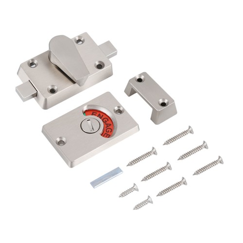 Indicator Privacy Bolt Door Lock Vacant Engaged Sign Public Restroom ...