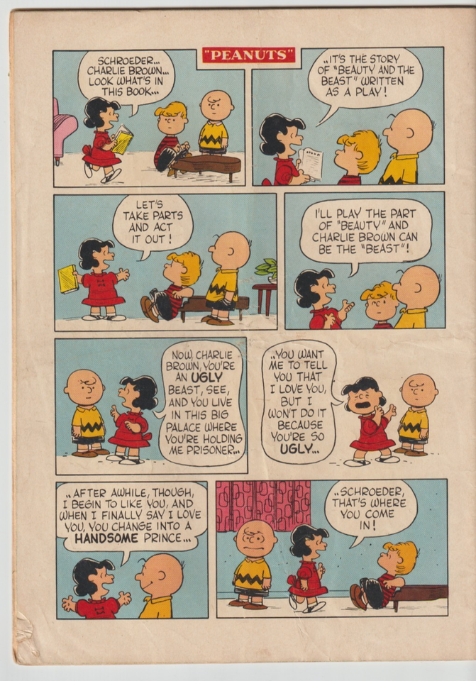 Peanuts # 959 Four Color Dell Comics VG 1958 Charlie Brown Snoopy [W8 ...
