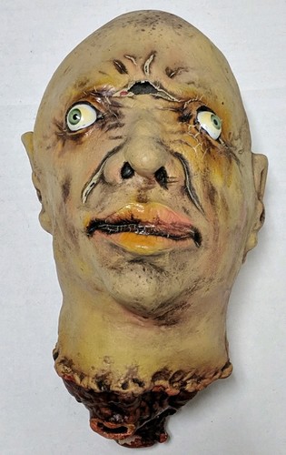 Severed Head Latex Prop Life Size Bloody Gory Halloween | eBay