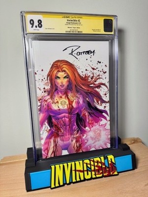 🔥🩸Invincible #2 CGC 9.8 Signed by Ryan Ottley Whatnot Virgin 🩸Atom Eve🩸 ...