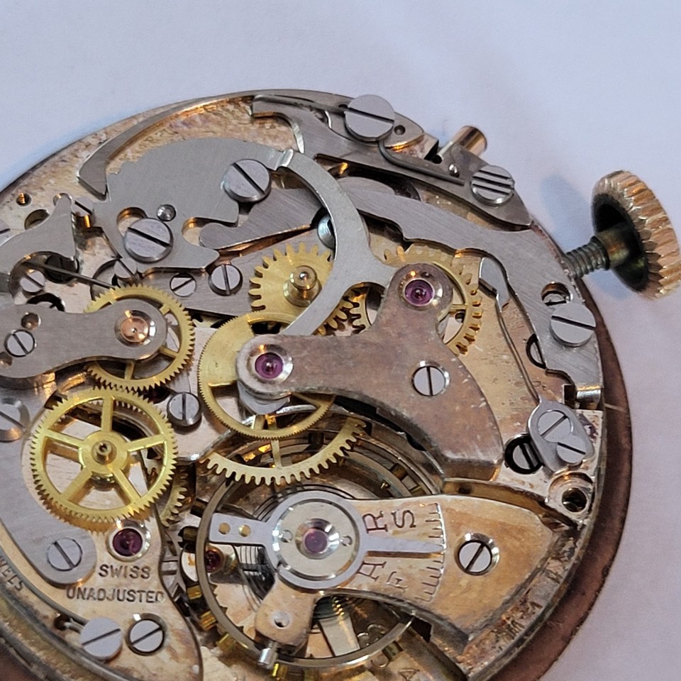 N94 1950’s LANDERON 48 CHRONOGRAPH MOVEMENT DIAL HANDS! | eBay