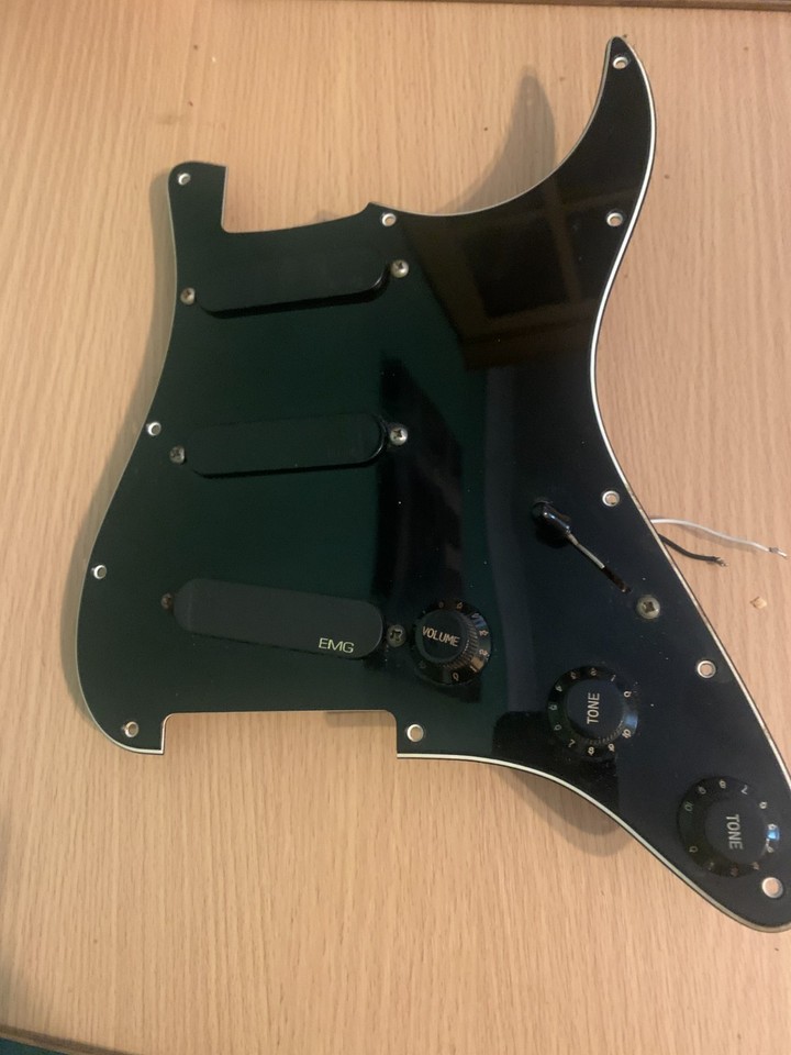 EMG SA Pickup Set - SSS on Strat 3-ply Scratch Plate | eBay UK