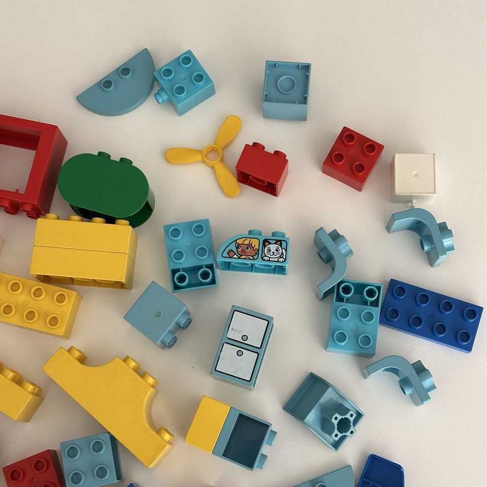 Lego Basic Blue Storage Container - Vintage 1987 With Lego Inside Duplo ...