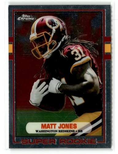 Matt Jones Washington Redskins 2015 Topps Chrome 1989 Topps Super ...