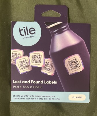 Tile By Life 360 - Lost and Found Labels - 15 Labels - Brand New | eBay