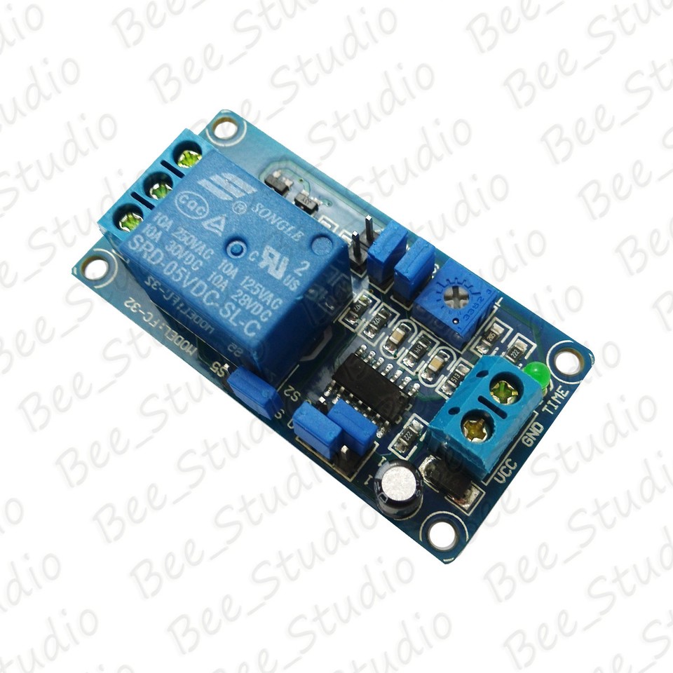 DC 5V 9V 12V Delay Relay Timing Delay Timer Turn on Delay Turn off ...