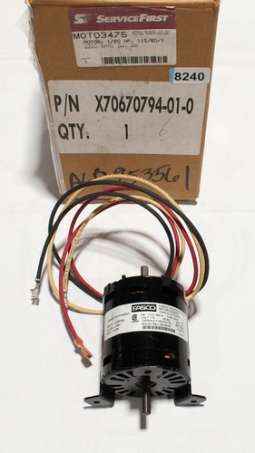 Trane MOTO3475 Motor X70670794-01-0 Fasco 7121-8614 115V 1.8A 3200RPM ...