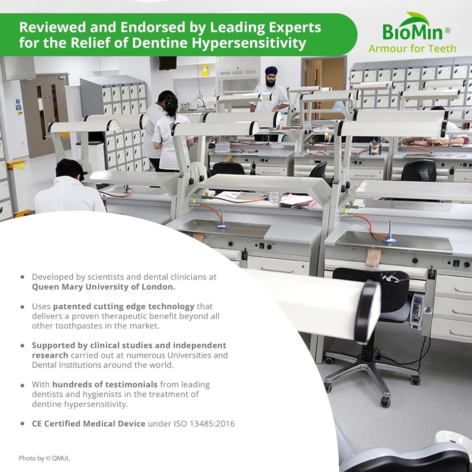 BioMin F Toothpaste (75ml) - Award winning - Armour for sensitive teeth ...