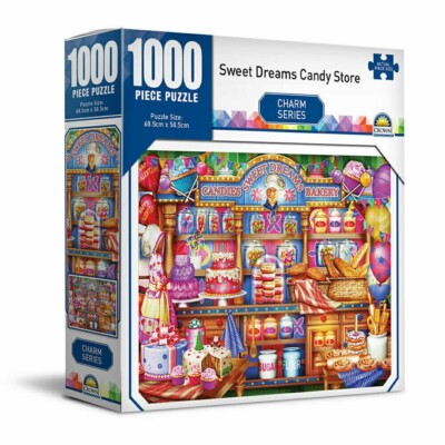 BRAND NEW Sweet Dreams Candy Store 1000 Piece Puzzle - Charm Series ...
