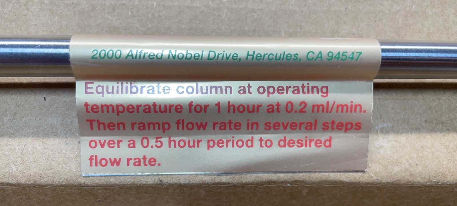 BioRad Aminex HPX-87P 30 cm .8 mm 8 Crosslinked HPLC Column 125-0098 ...