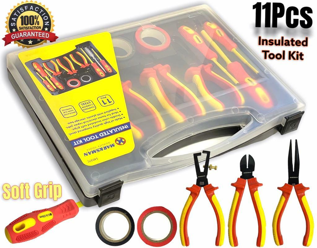 ELECTRICIANS TOOL KIT 11pc INSULATED ELECTRICAL TOOL KIT New | eBay UK