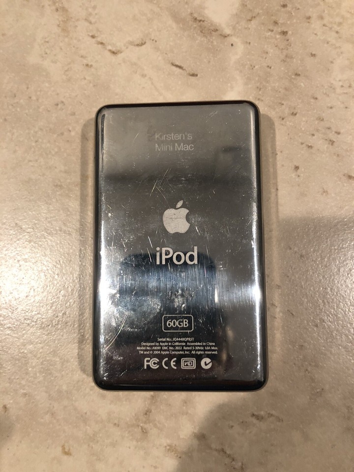 Apple iPod Classic Photo 4th Generation 60GB - A1099 W New Battery A708 ...
