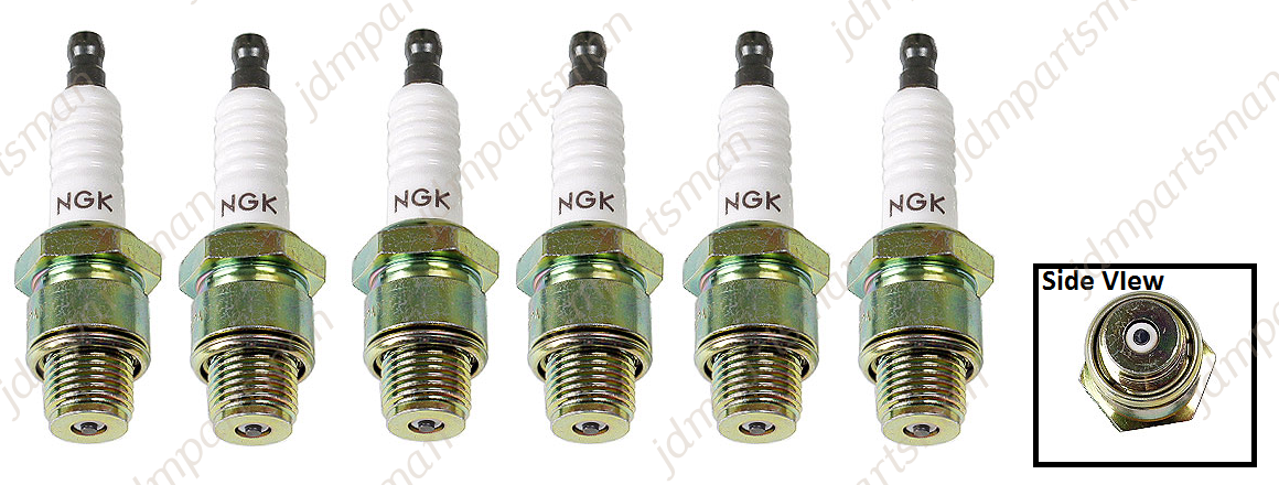 (6x) NGK BU8H 6431 Non-Resistor Spark Plug Pre-Gapped (FOR Mercury ...
